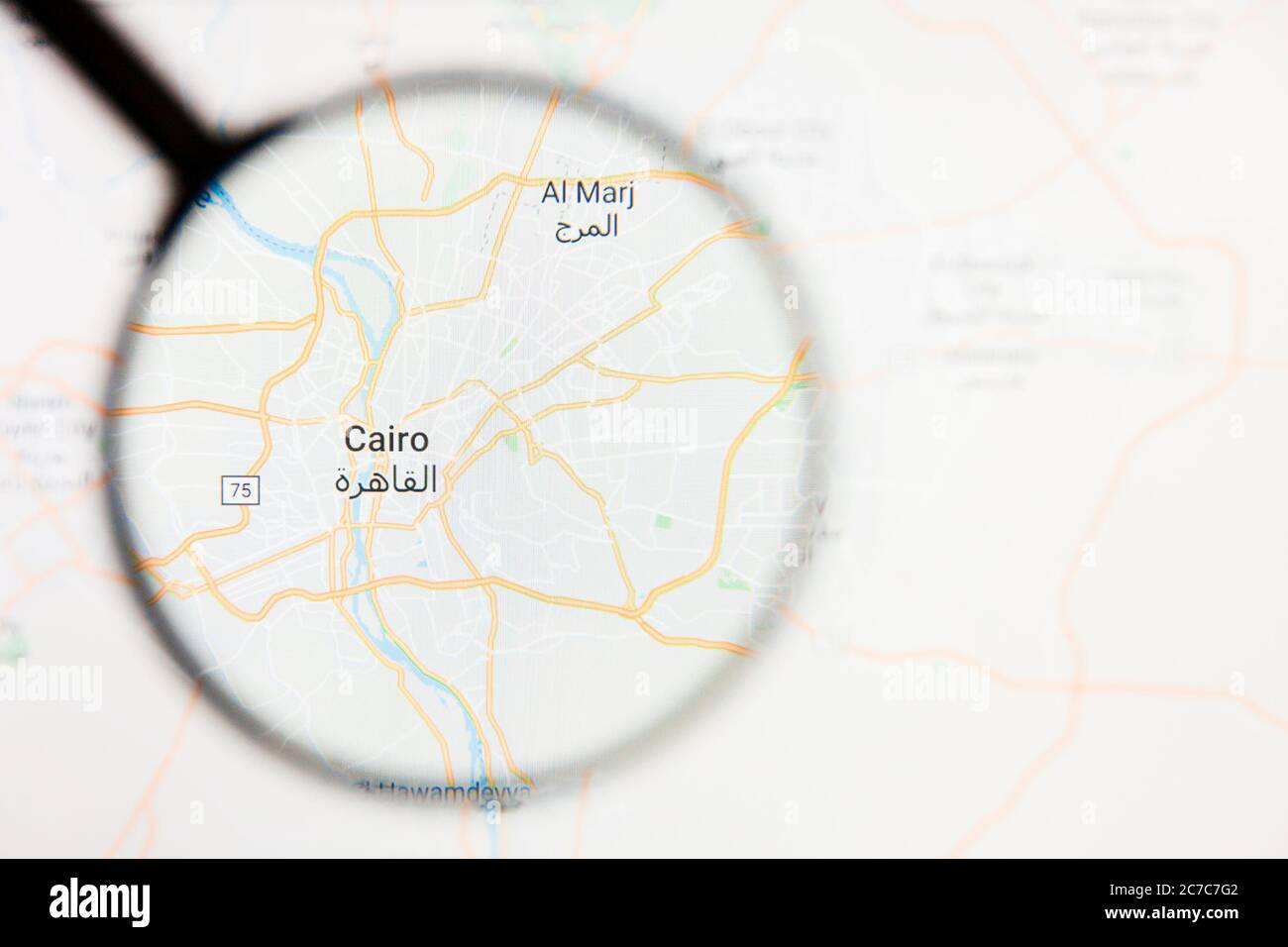 Carte ville le caire Banque de photographies et d’images à haute ...