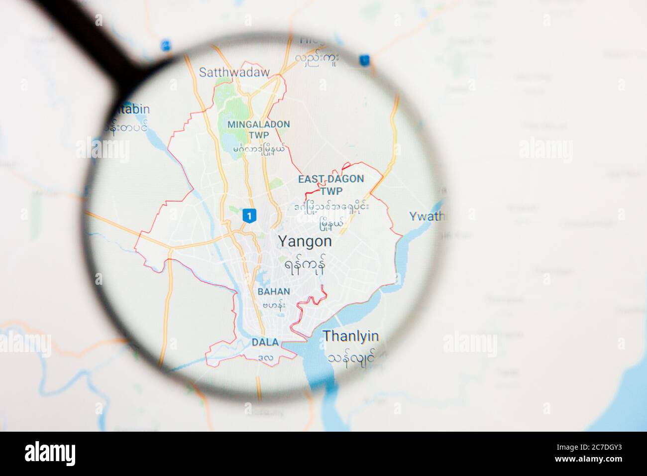 Myanmar map Banque de photographies et d’images à haute résolution - Alamy