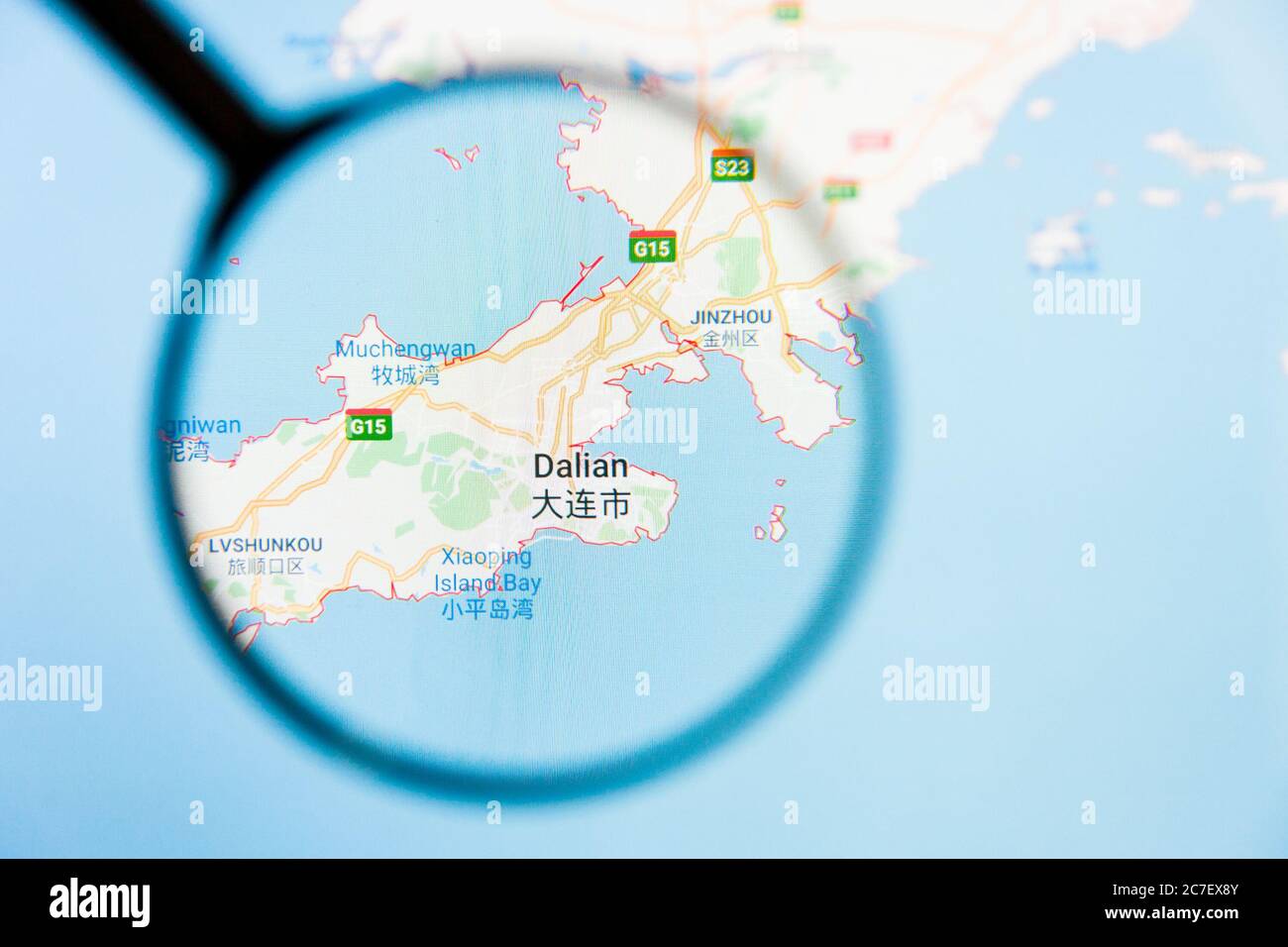 Carte de dalian Banque de photographies et d’images à haute résolution ...