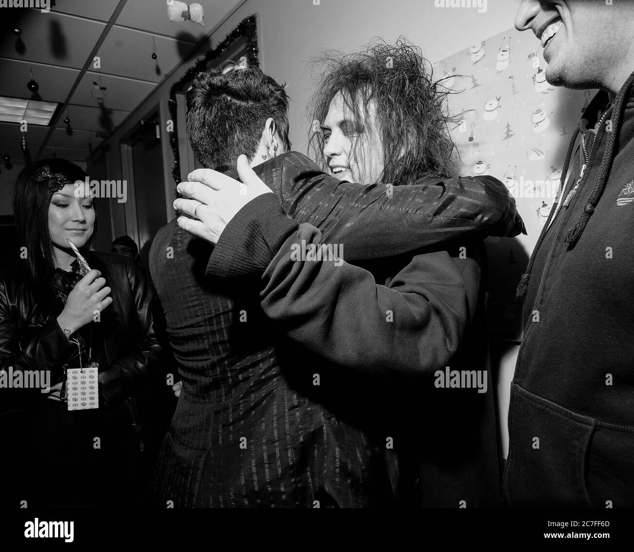 Robert smith the cure Banque d'images noir et blanc - Alamy