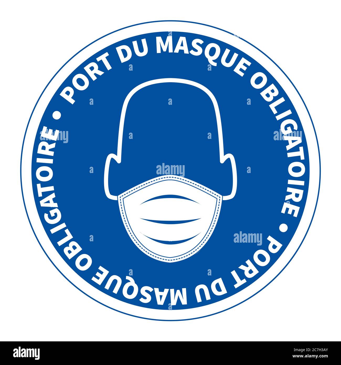 Masque obligatoire signe Banque de photographies et d’images à haute ...