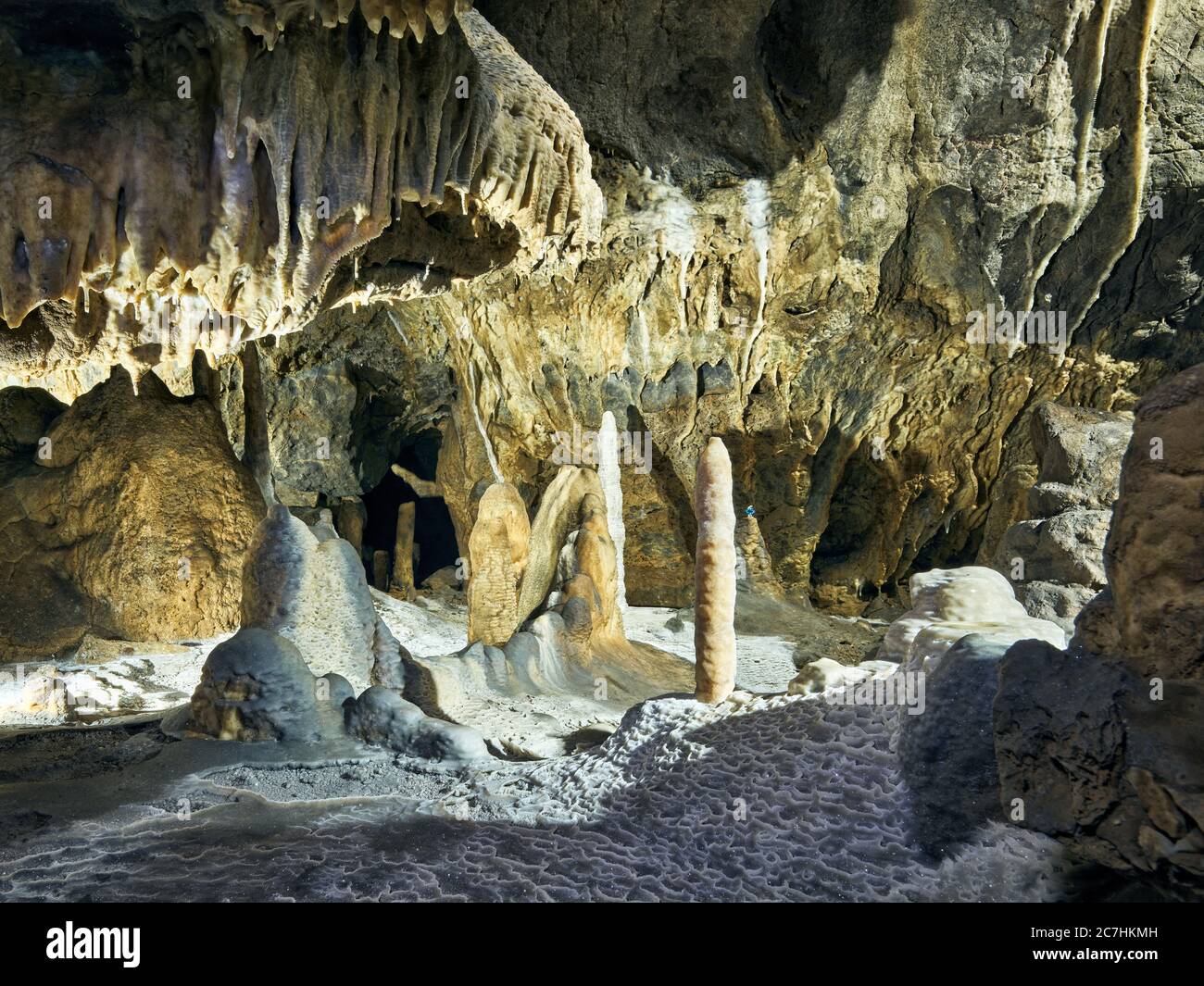 Grotte de stalactites calcaires Banque de photographies et d’images à ...