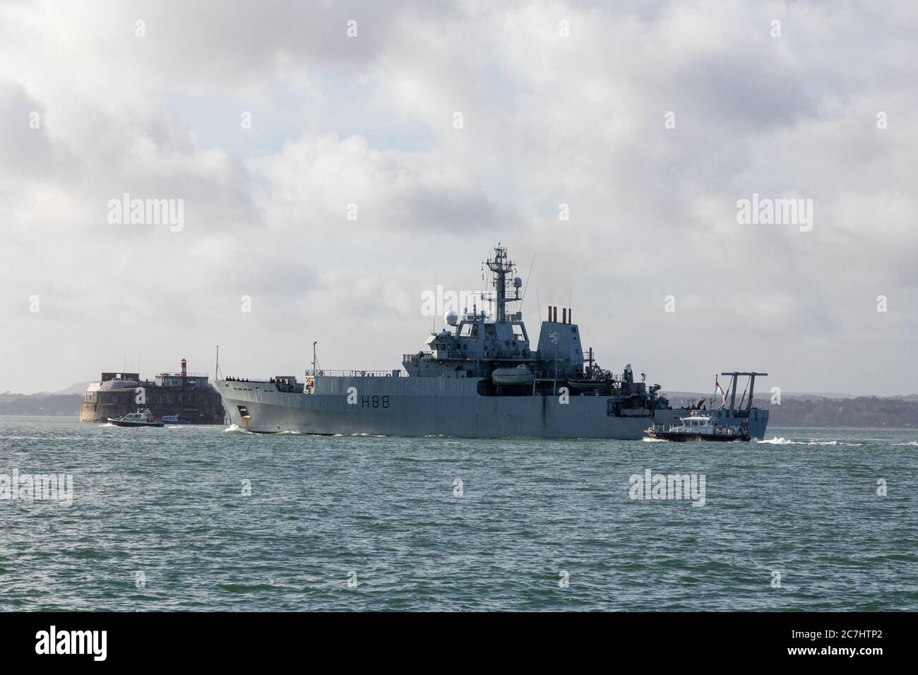 Hms enterprise royal navy survey ship Banque de photographies et d ...