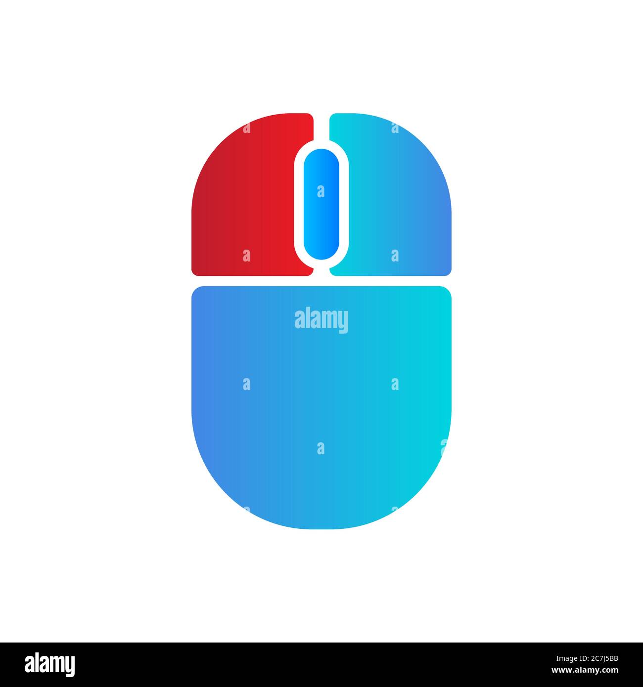 Cliquez avec le bouton gauche de la souris. Bouton actif, clic gauche ...