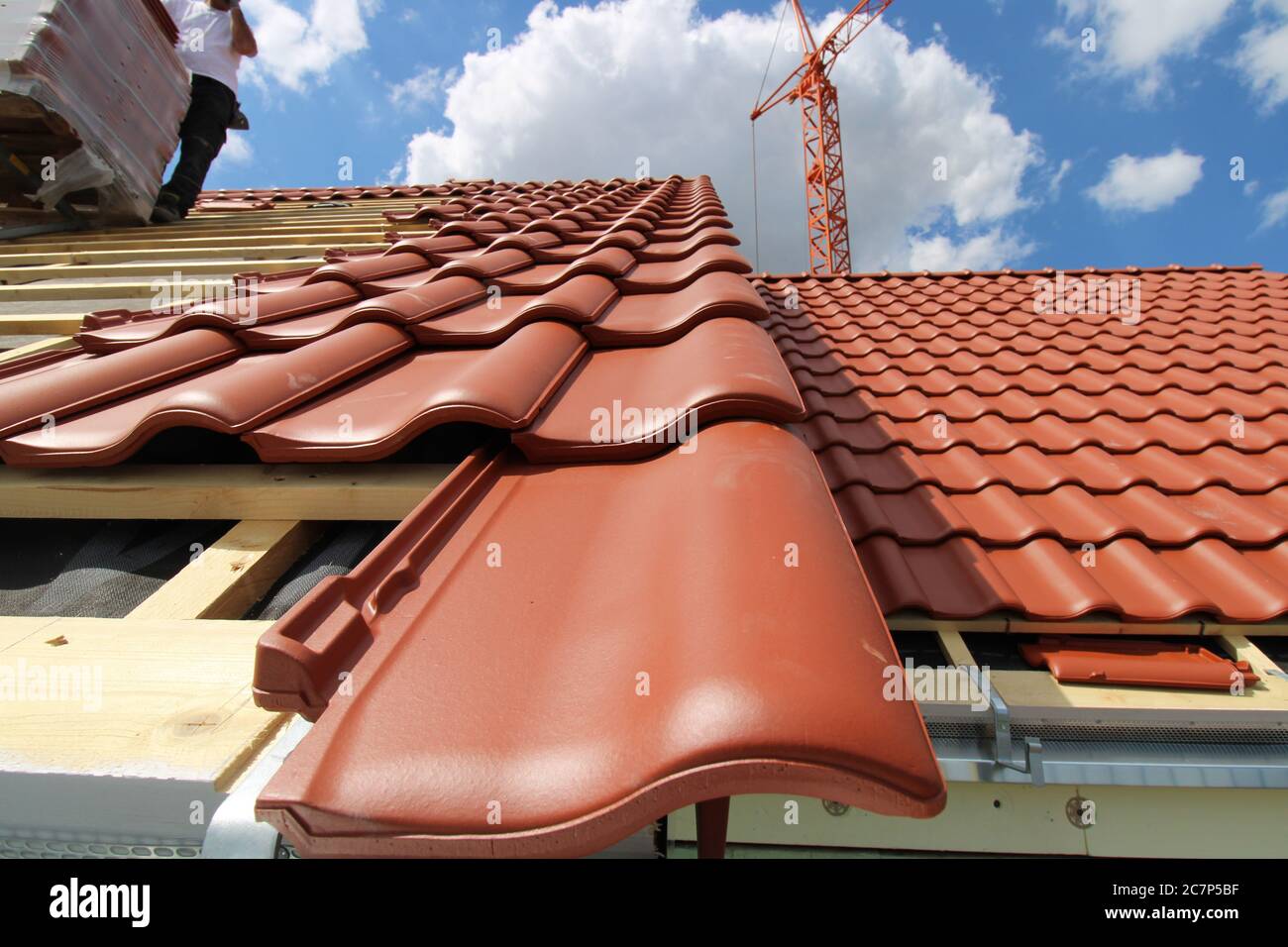 Latte de toiture Banque de photographies et d’images à haute résolution ...