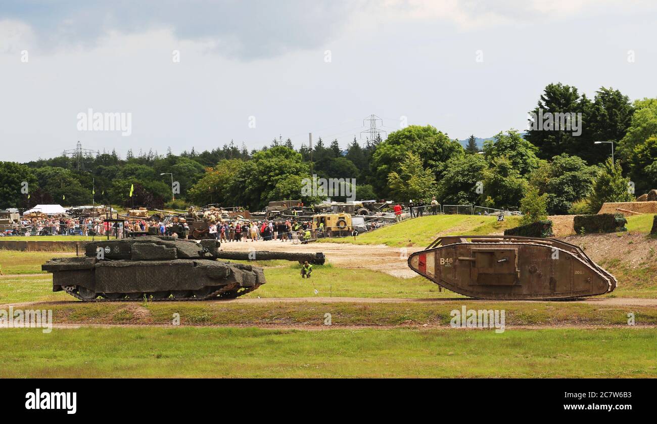 British Army Challenger 2 principal char de combat en camouflage ...