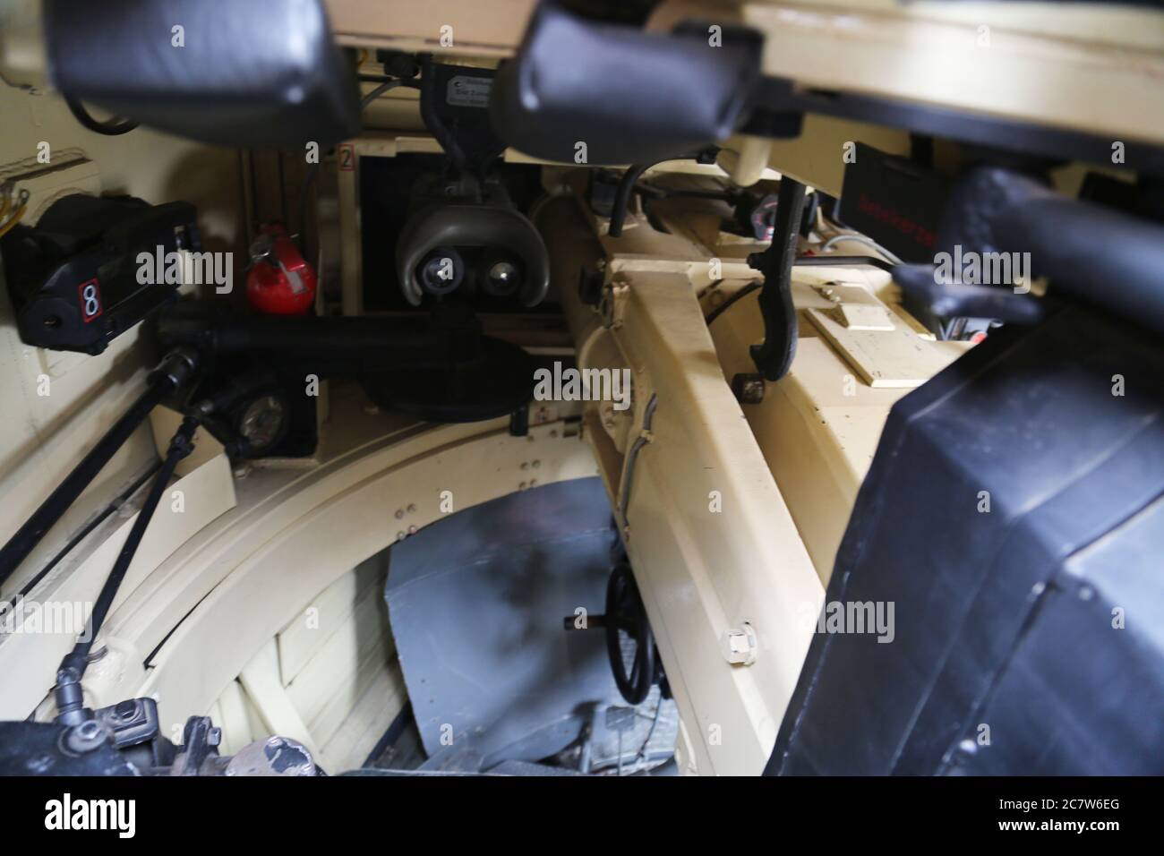 Position des Gunners, Tiger VI Ausf E Tank numéro 131, le seul char ...