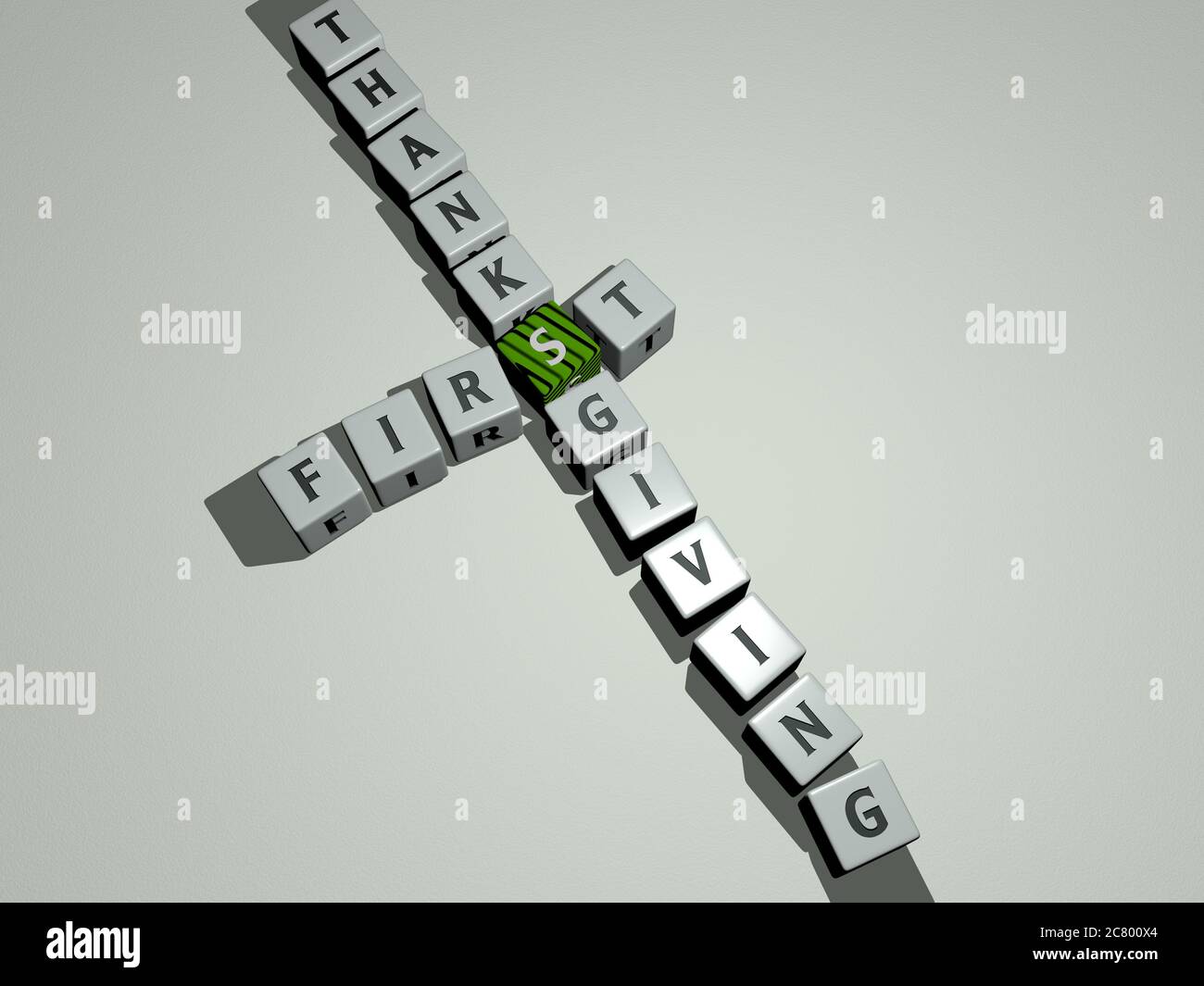 mots croisés de LA PREMIÈRE ACTION DE GRÂCE disposés par des lettres ...