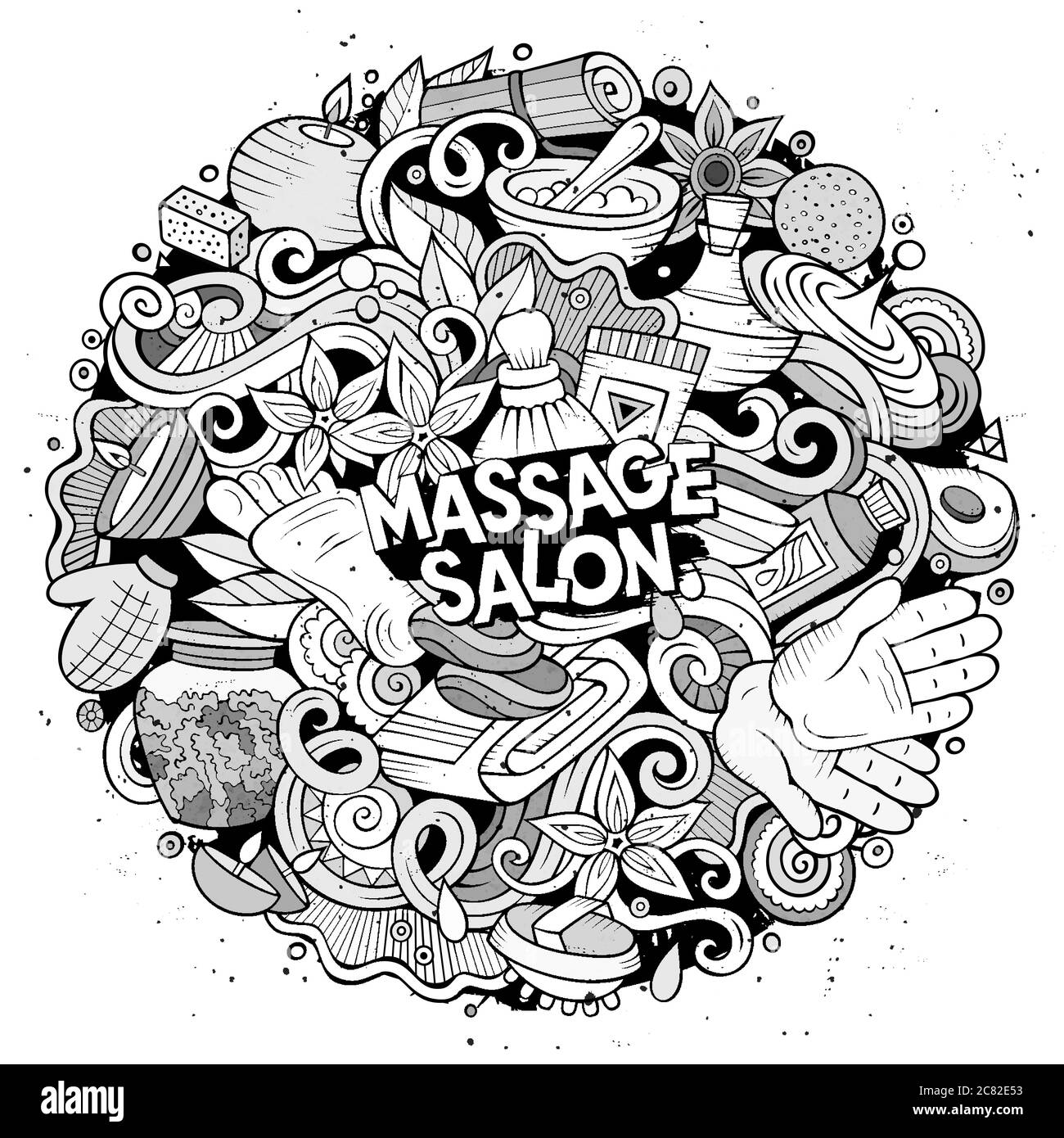 Dessin Animé Dessin Animé Dessin Animé Dessin Animé Massage Image