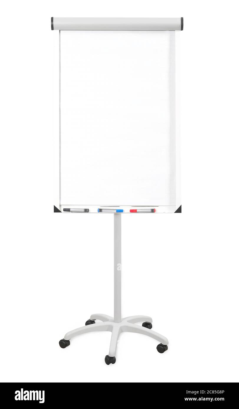 Flip chart classroom Banque d'images détourées - Alamy