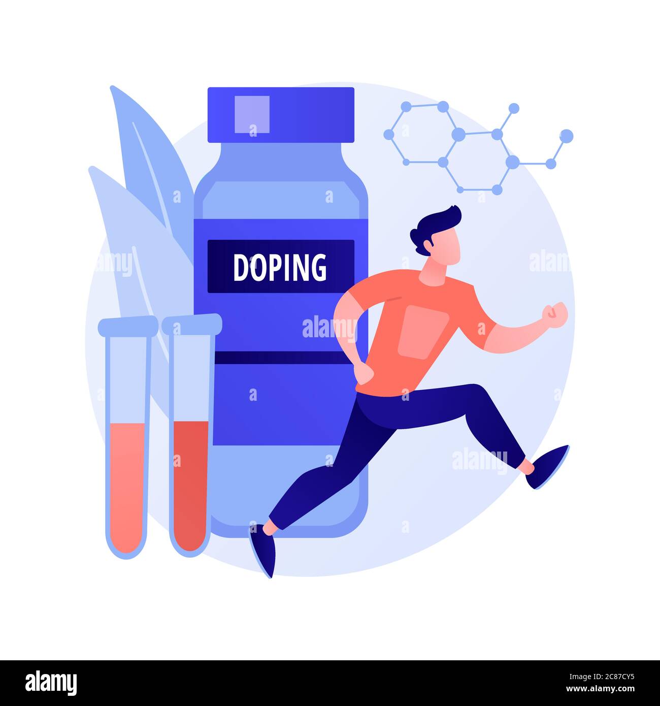 Test de dopage Banque d'images vectorielles - Alamy