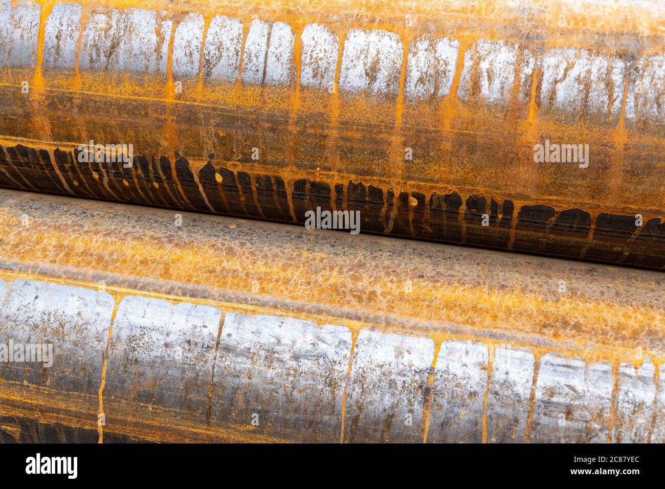 Texture de la tôle rouillée. Liste des fers oxydés Photo Stock - Alamy