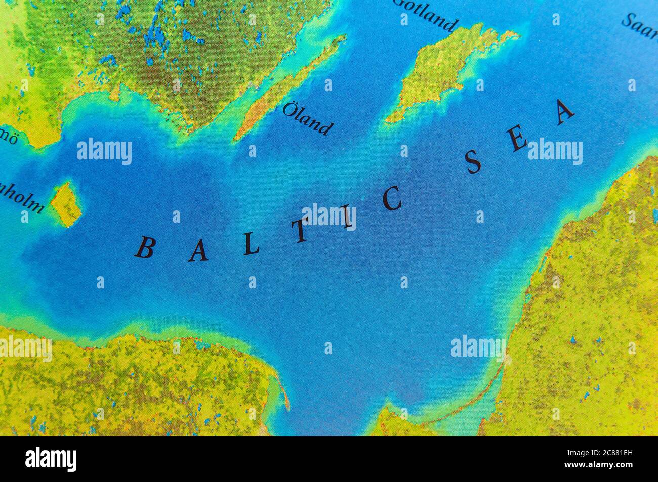 Carte de la mer baltique Banque de photographies et d’images à haute ...