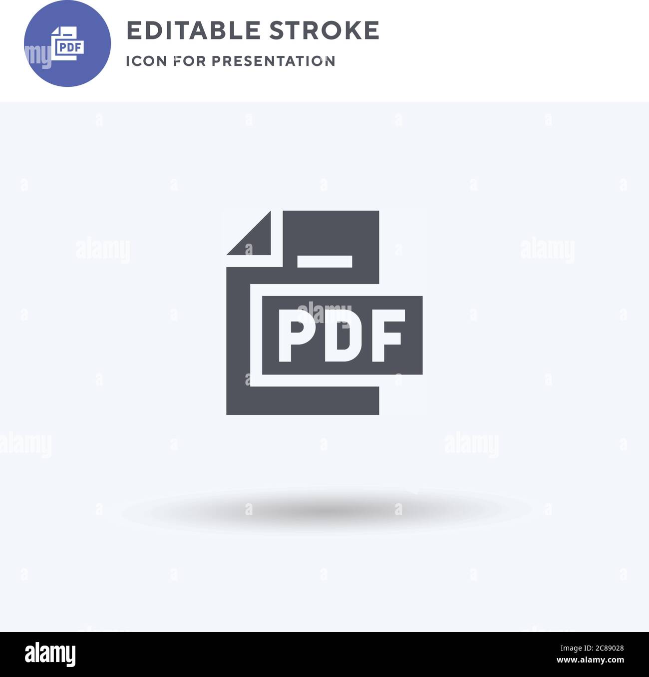 Symbole Pdf Banque d'images vectorielles - Alamy