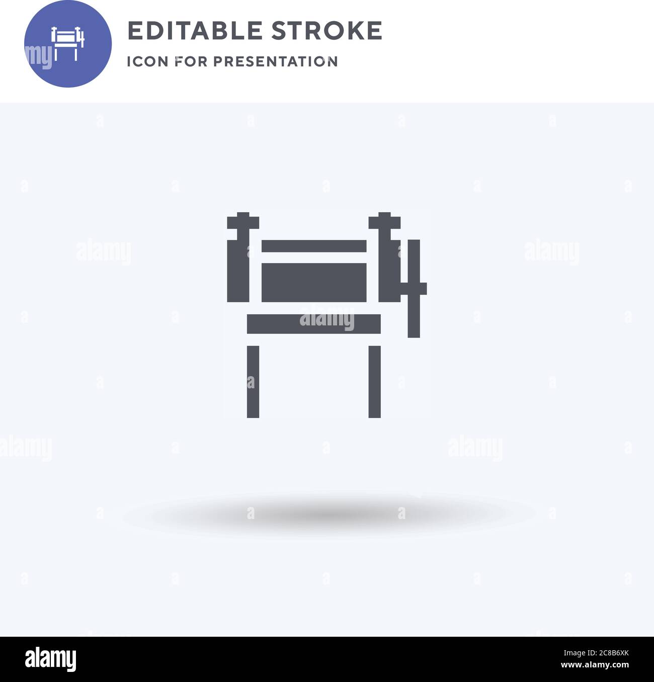 Symbole en appuyant, signe plat rempli, pictogramme solide isolé sur ...