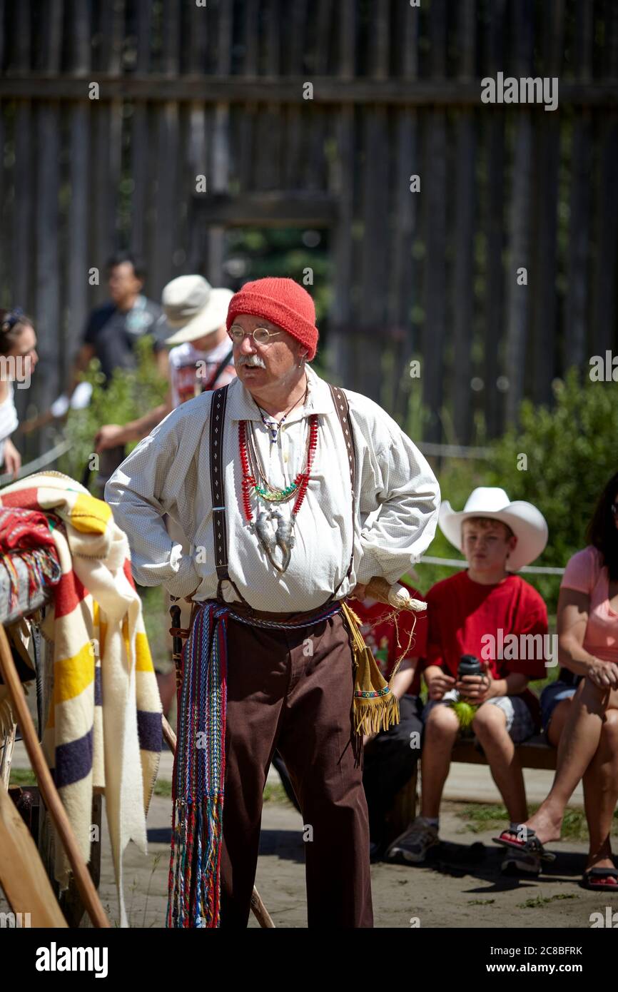 Guide historien enseignant et illustrant comment la vie était de retour ...