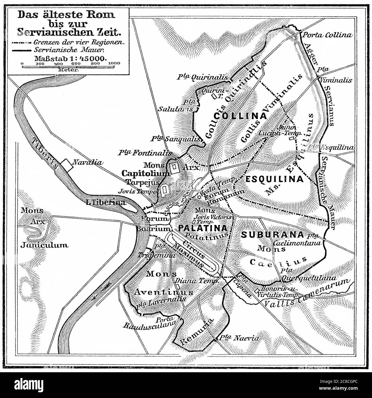 City plan ancient rome Banque de photographies et d’images à haute ...