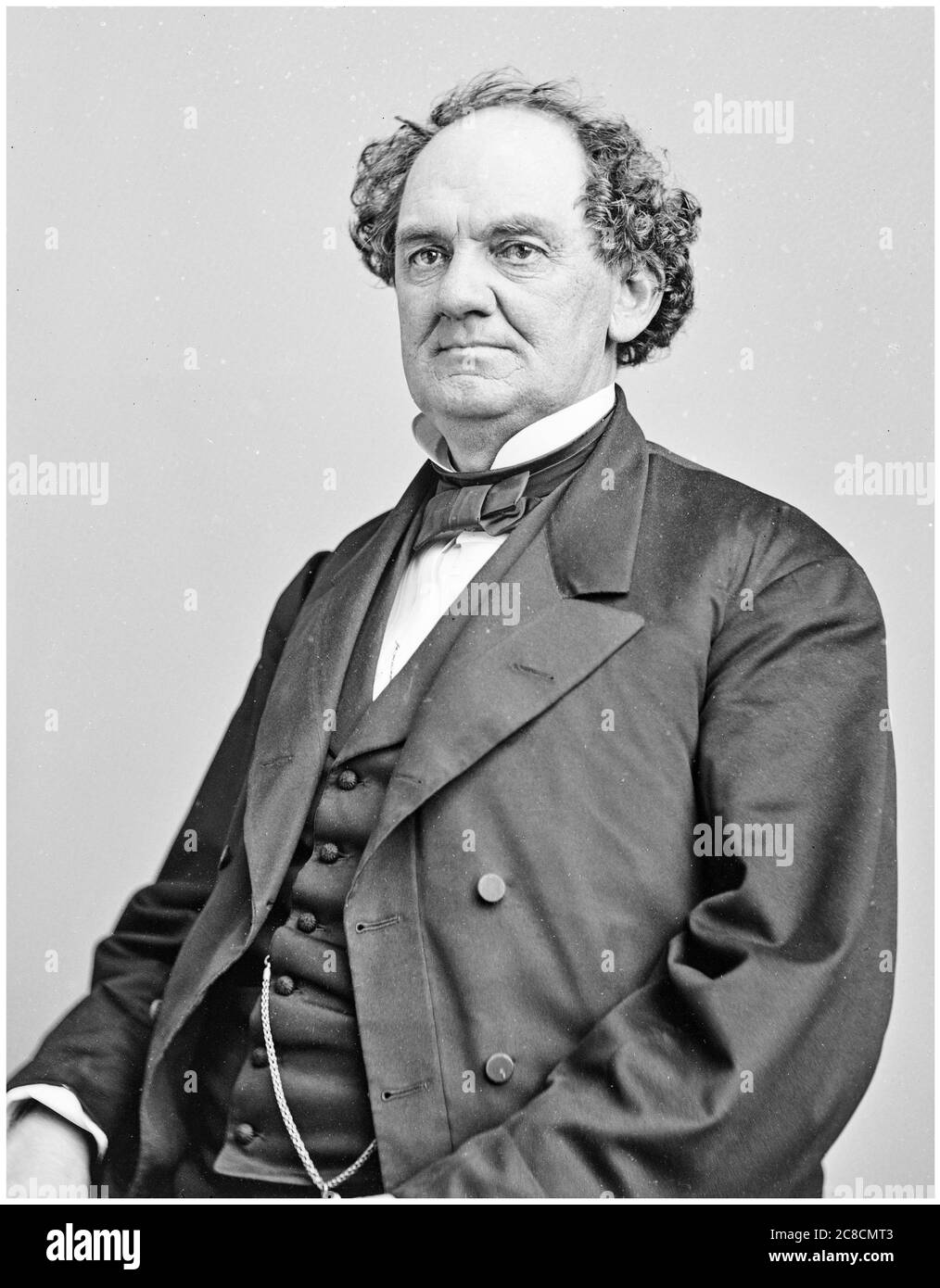 Phineas taylor barnum pt portrait de barnum Banque d'images noir et ...