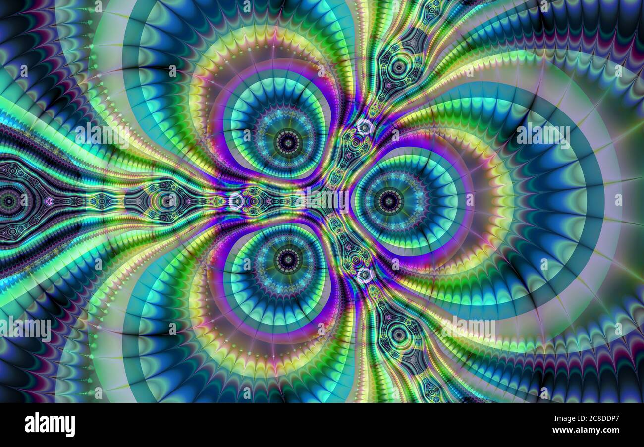 Fond D'art De Cercles Concentriques Banque d'image et photos - Alamy