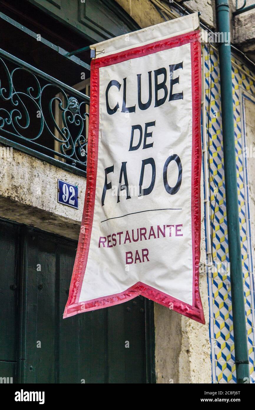 Fado bar dans la ville de lisbonne Banque de photographies et d’images ...