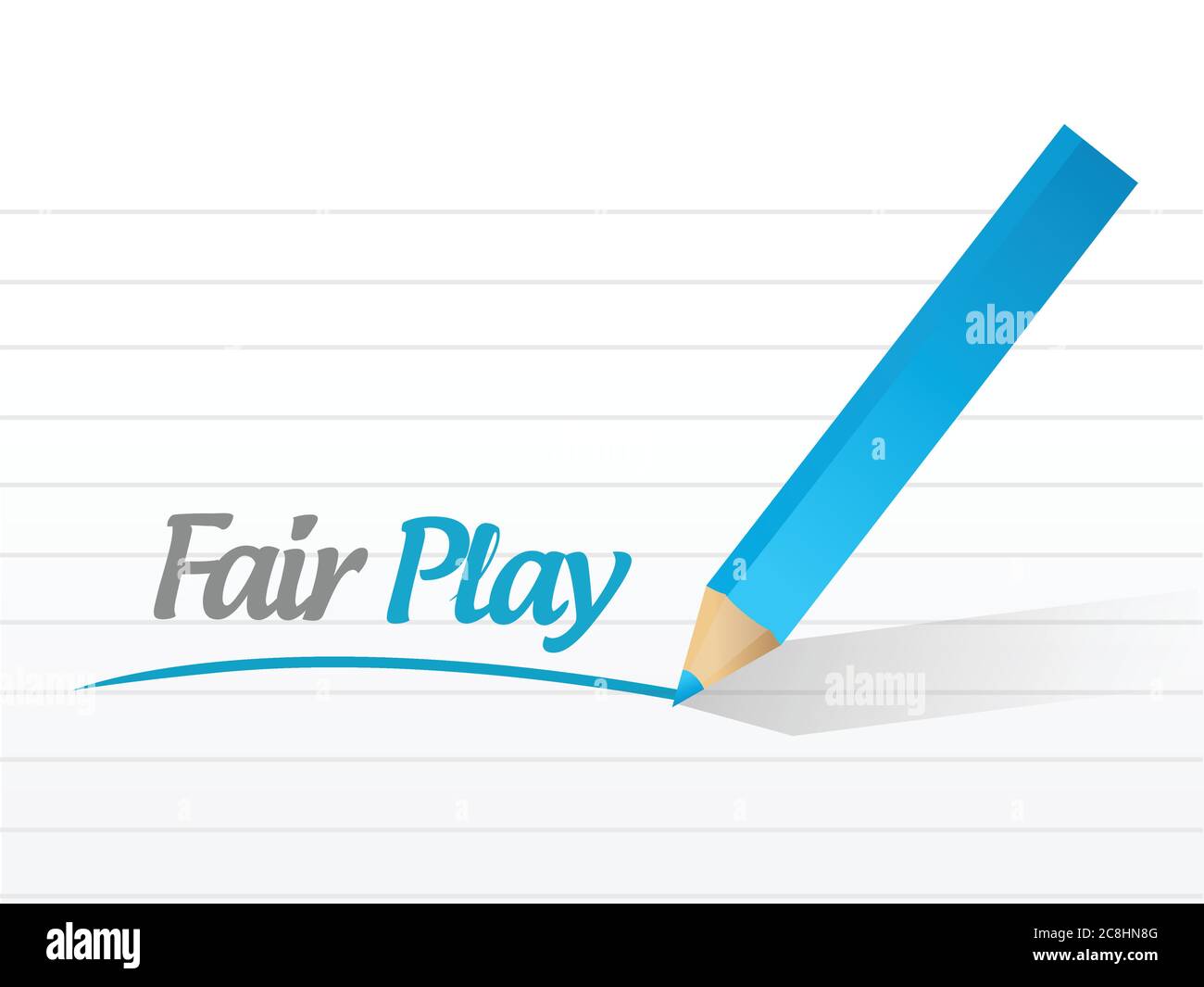 Carte du fair play Banque d'images vectorielles - Alamy