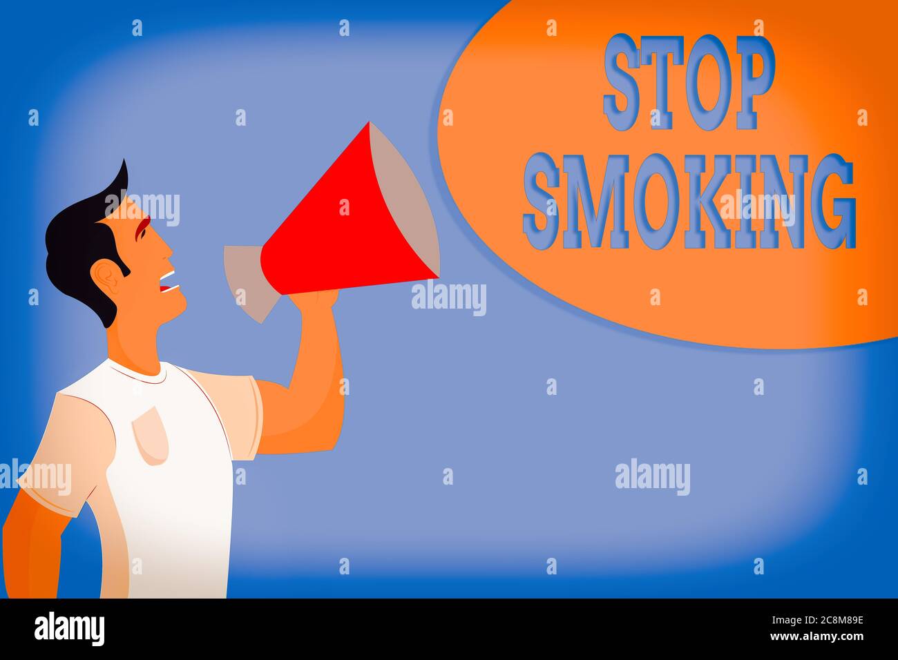 Texte écrit de mot cessez de fumer. Photo d'affaires présentant le ...