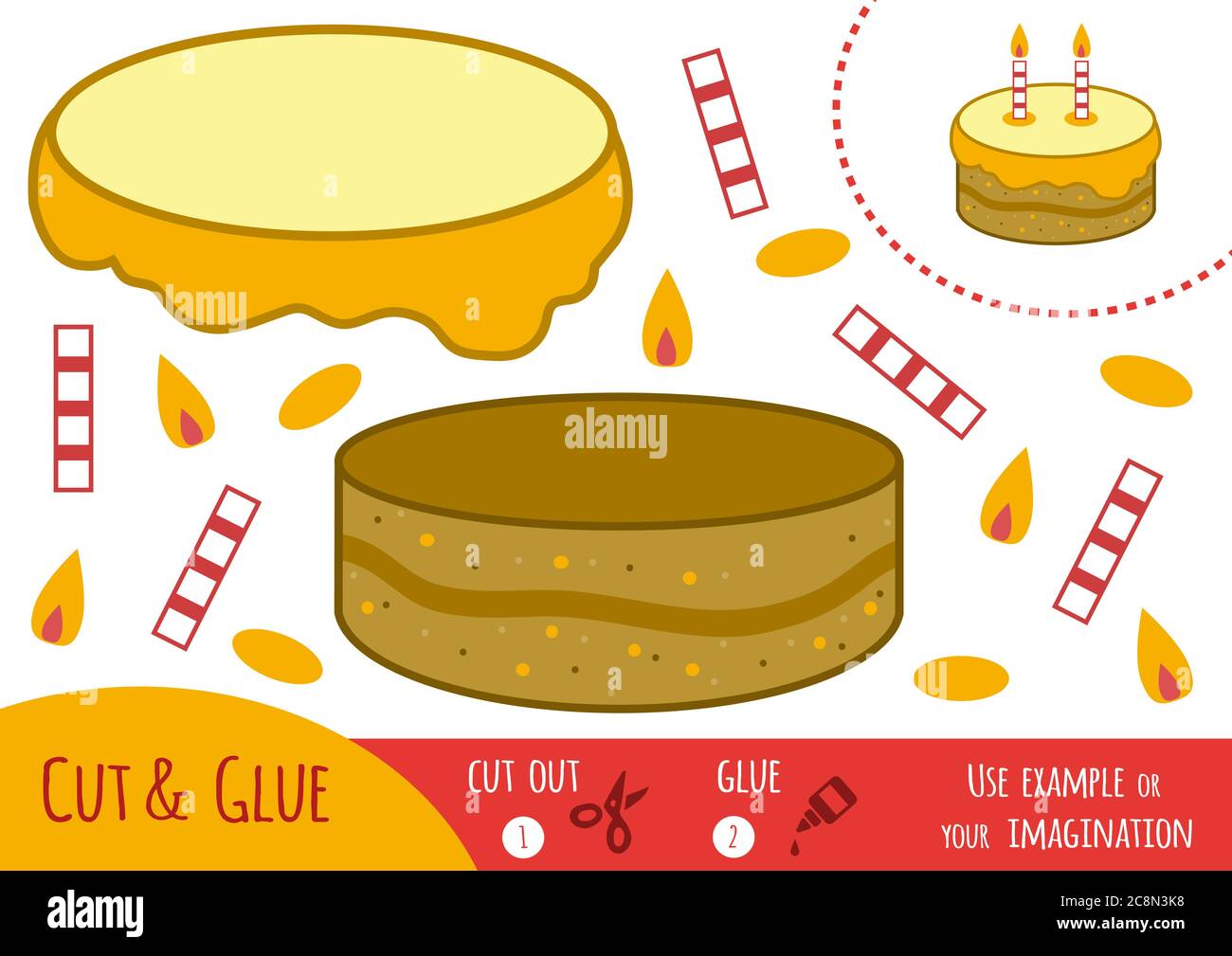 Child Biscuit Banque d'images vectorielles - Alamy