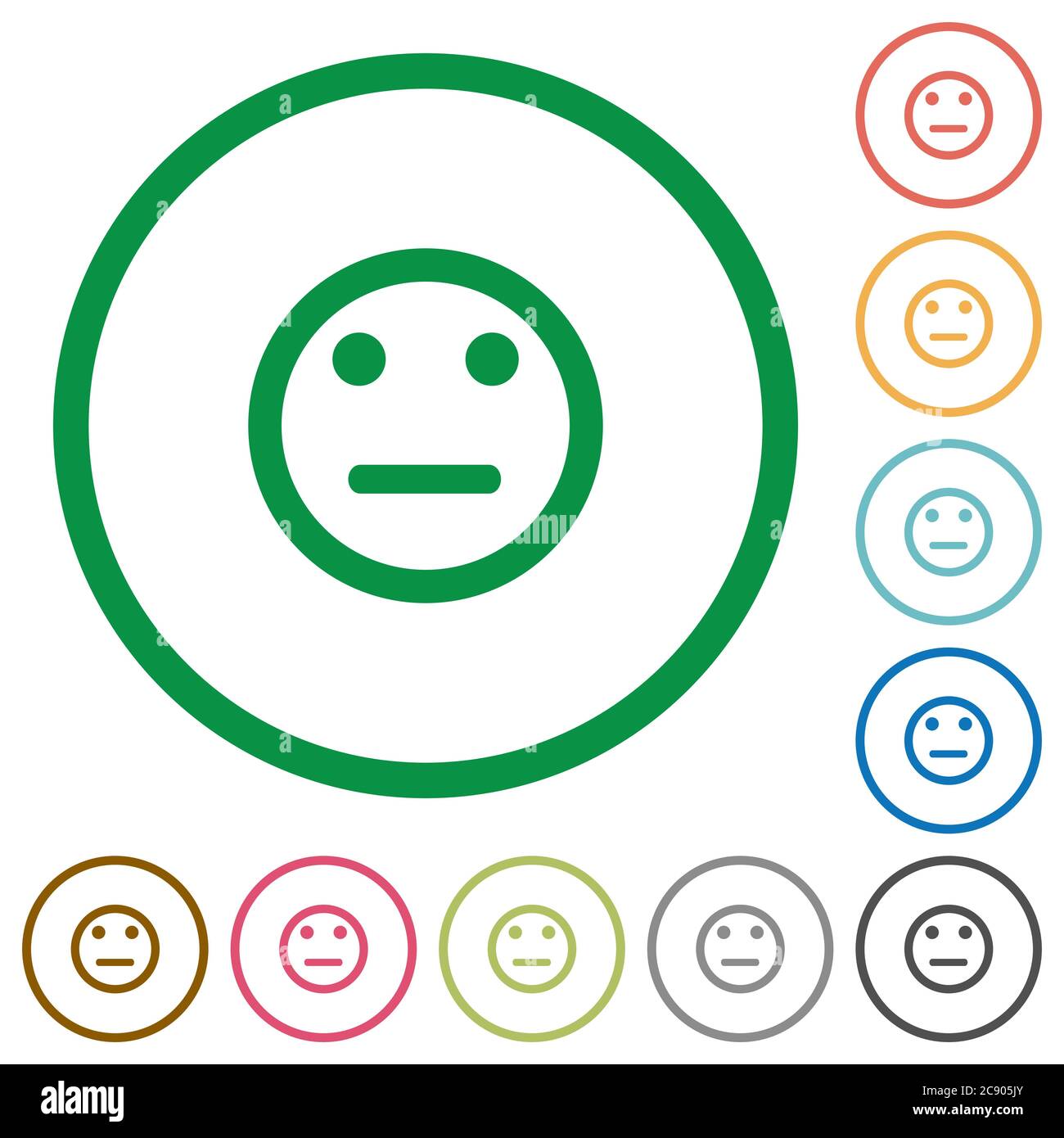 Indifferent emoticon Banque d'images vectorielles - Page 2 - Alamy