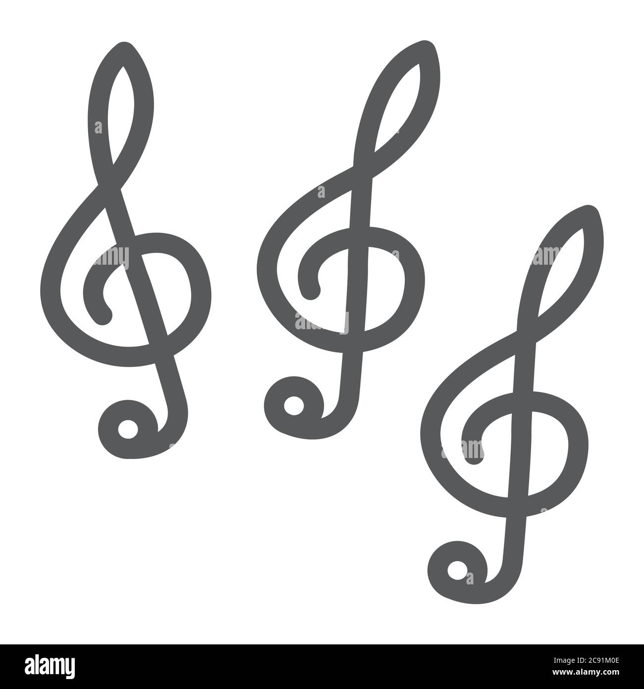 Clef de musique Banque de photographies et d’images à haute résolution ...