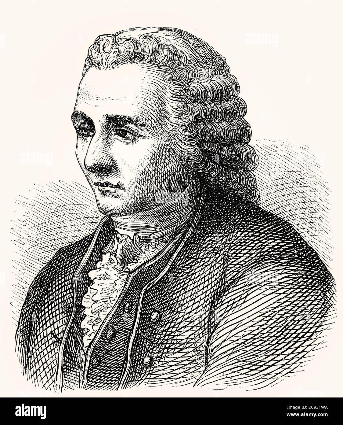 Jean-Jacques Rousseau, 1712 – 1778, philosophe, écrivain et compositeur ...