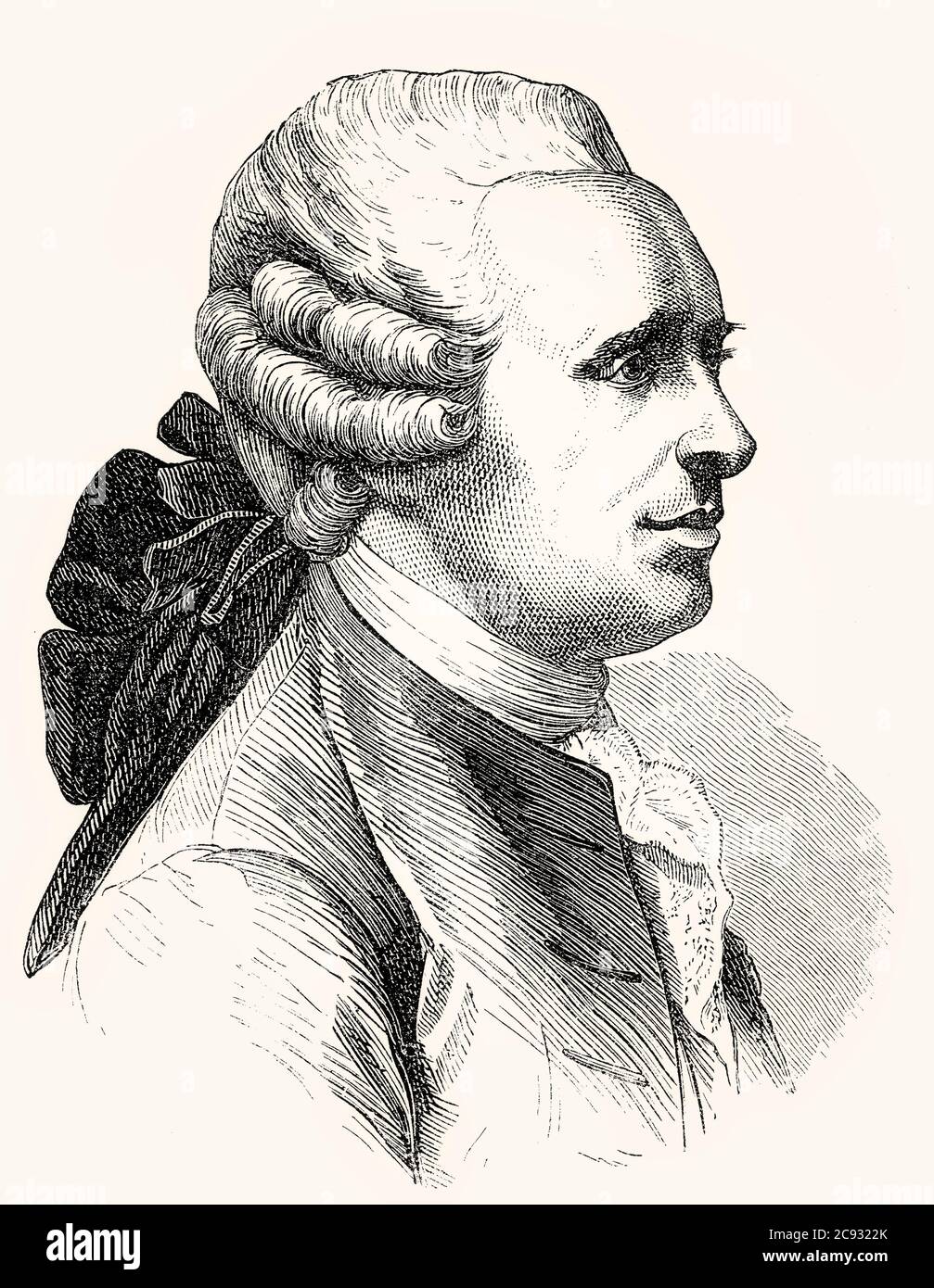 1783 était un mathématicien français Banque de photographies et d ...