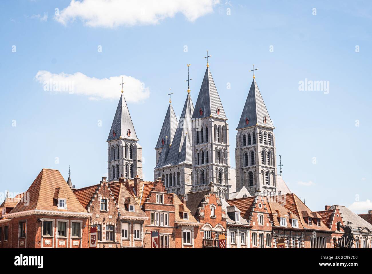 Belgique tournai vieille ville belgique europe Banque de photographies ...