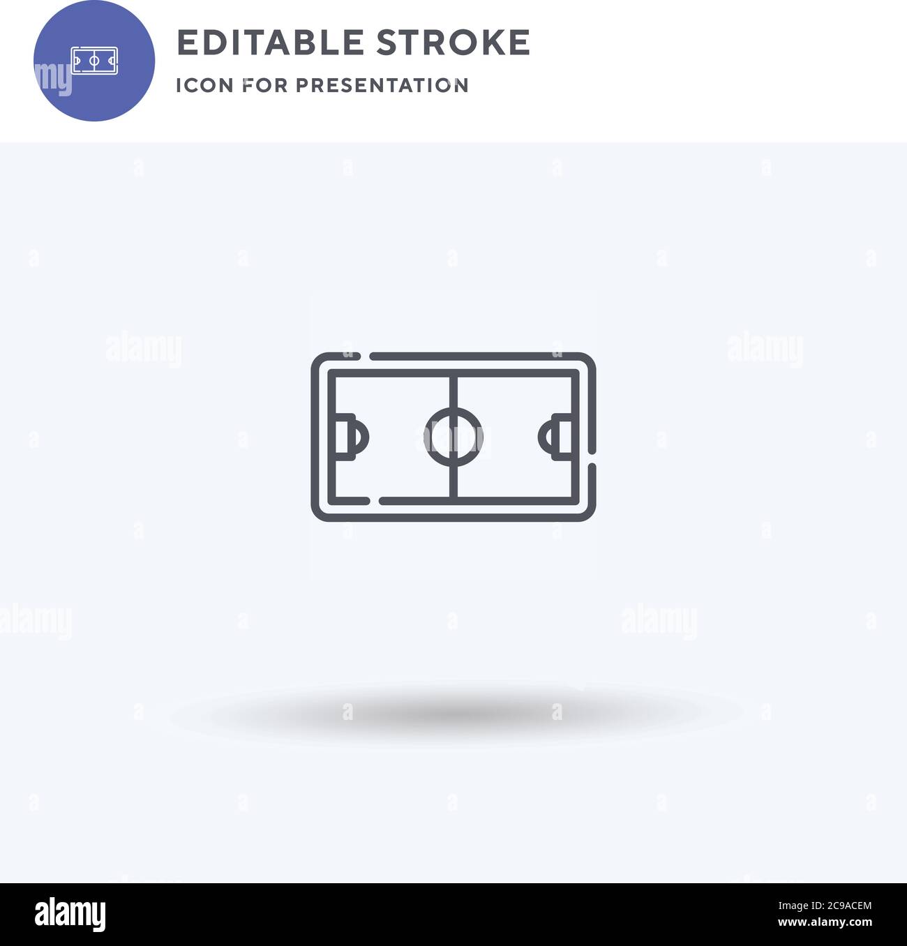 Symbole de football, symbole plat rempli, pictogramme solide isolé sur ...