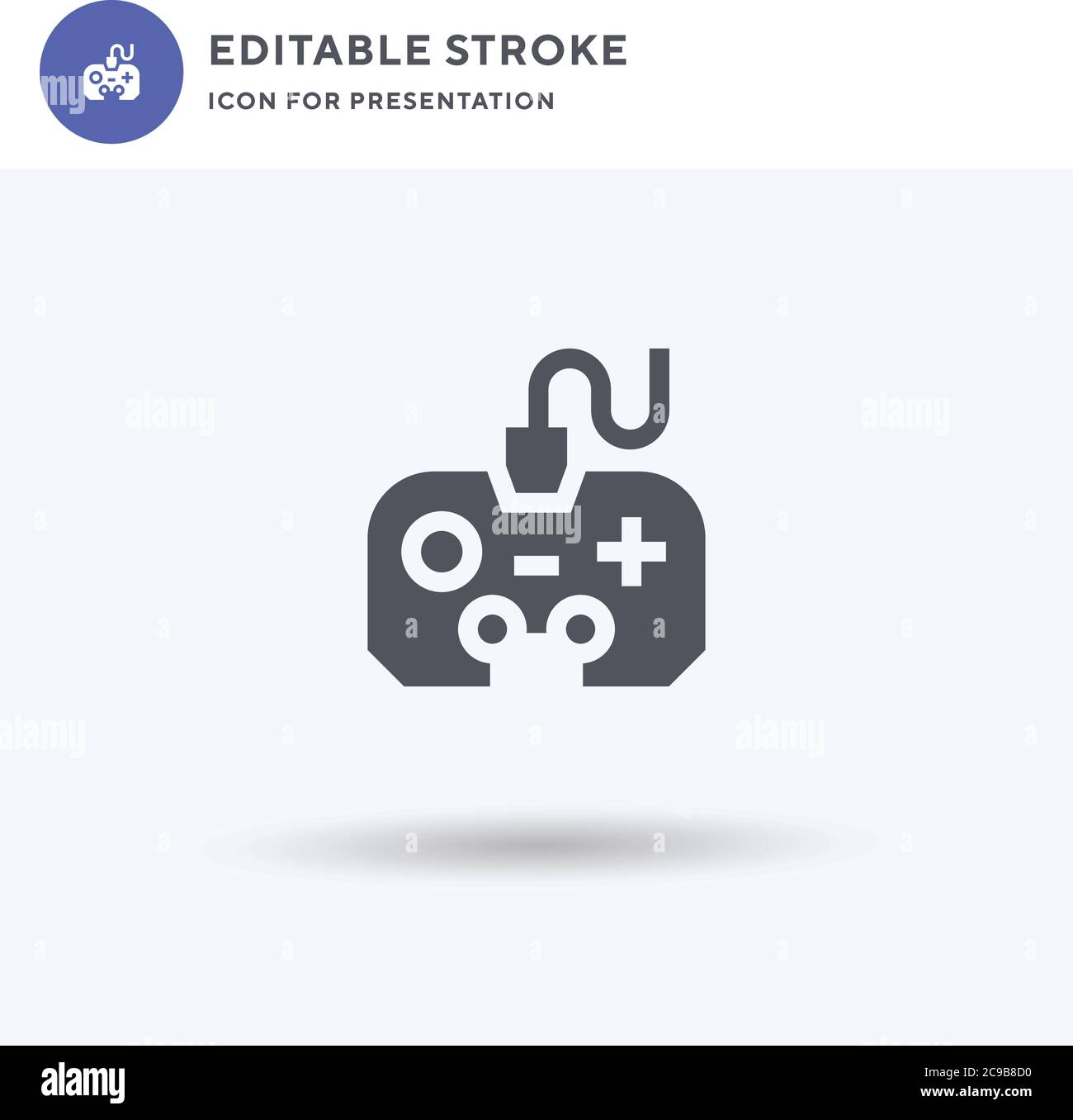 Vecteur d'icône de console, signe plat rempli, pictogramme solide isolé ...