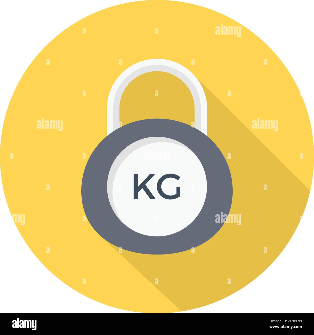 Symbole de poids kg Banque d'images vectorielles - Alamy