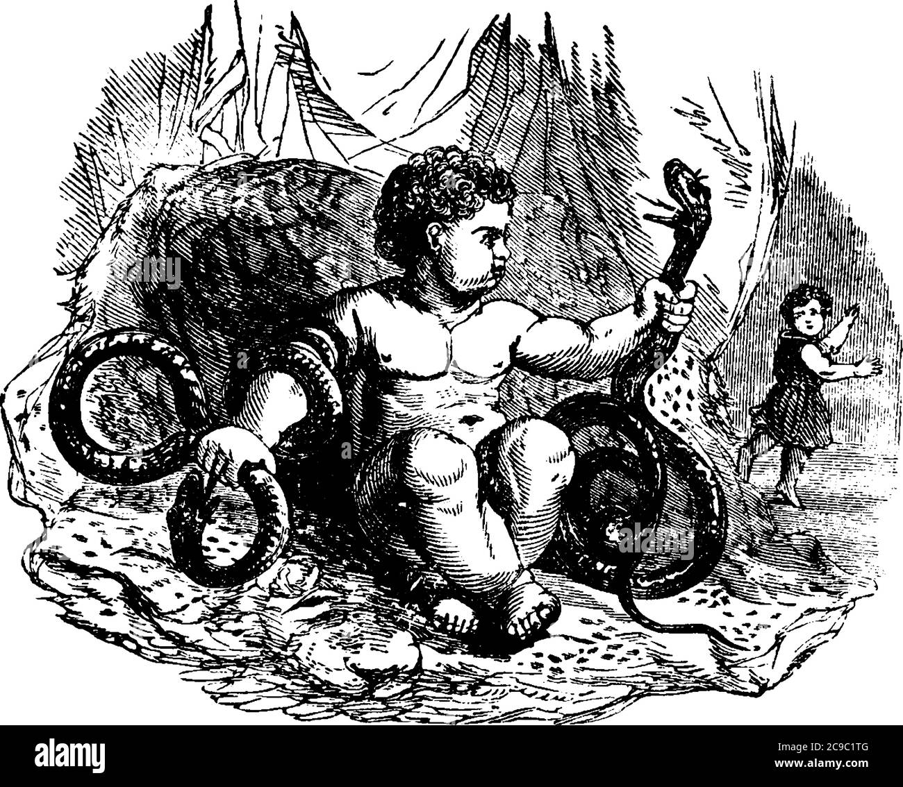 Myth of hercules Banque d'images vectorielles - Alamy