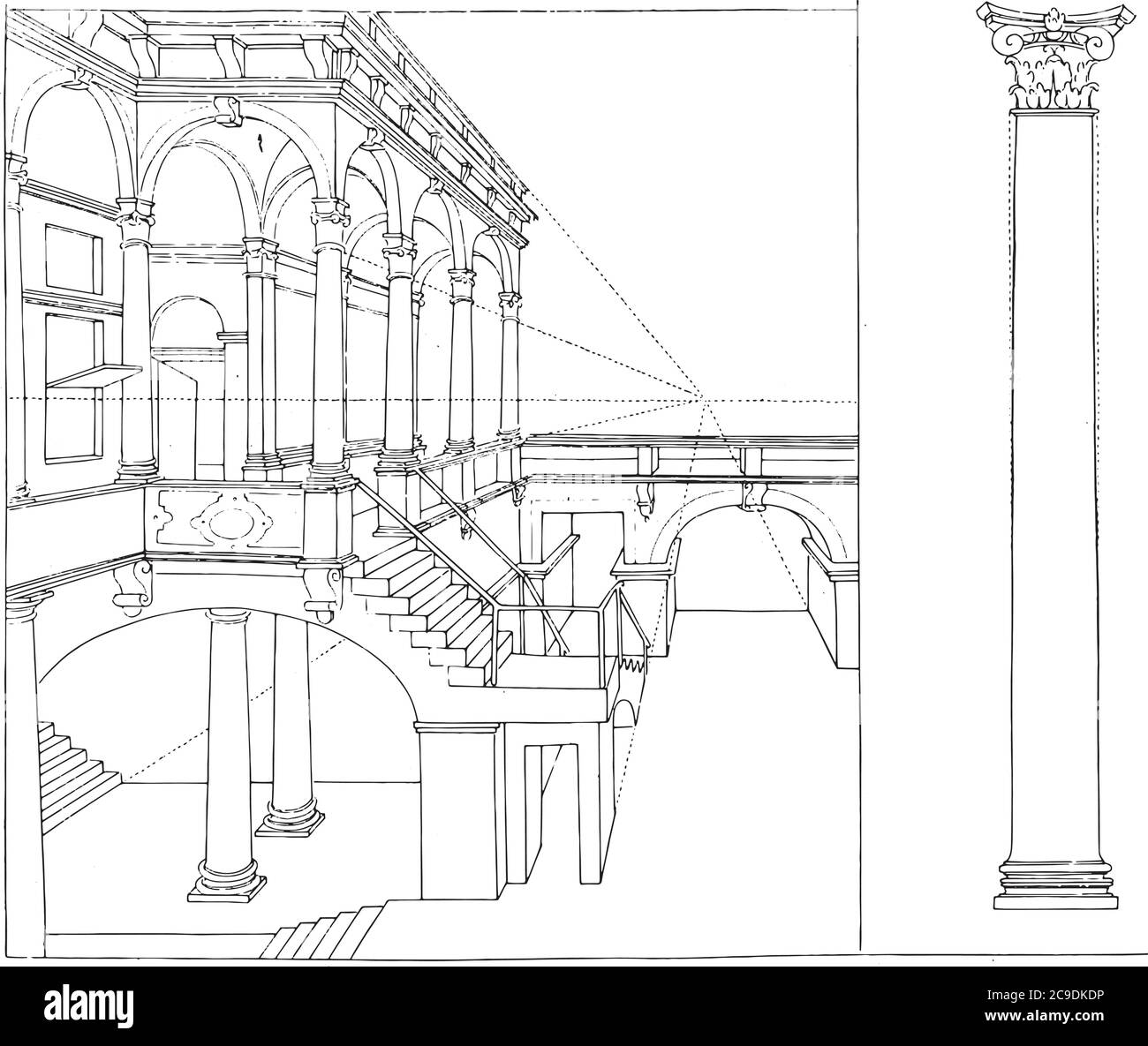 Composite column Banque d'images vectorielles - Alamy