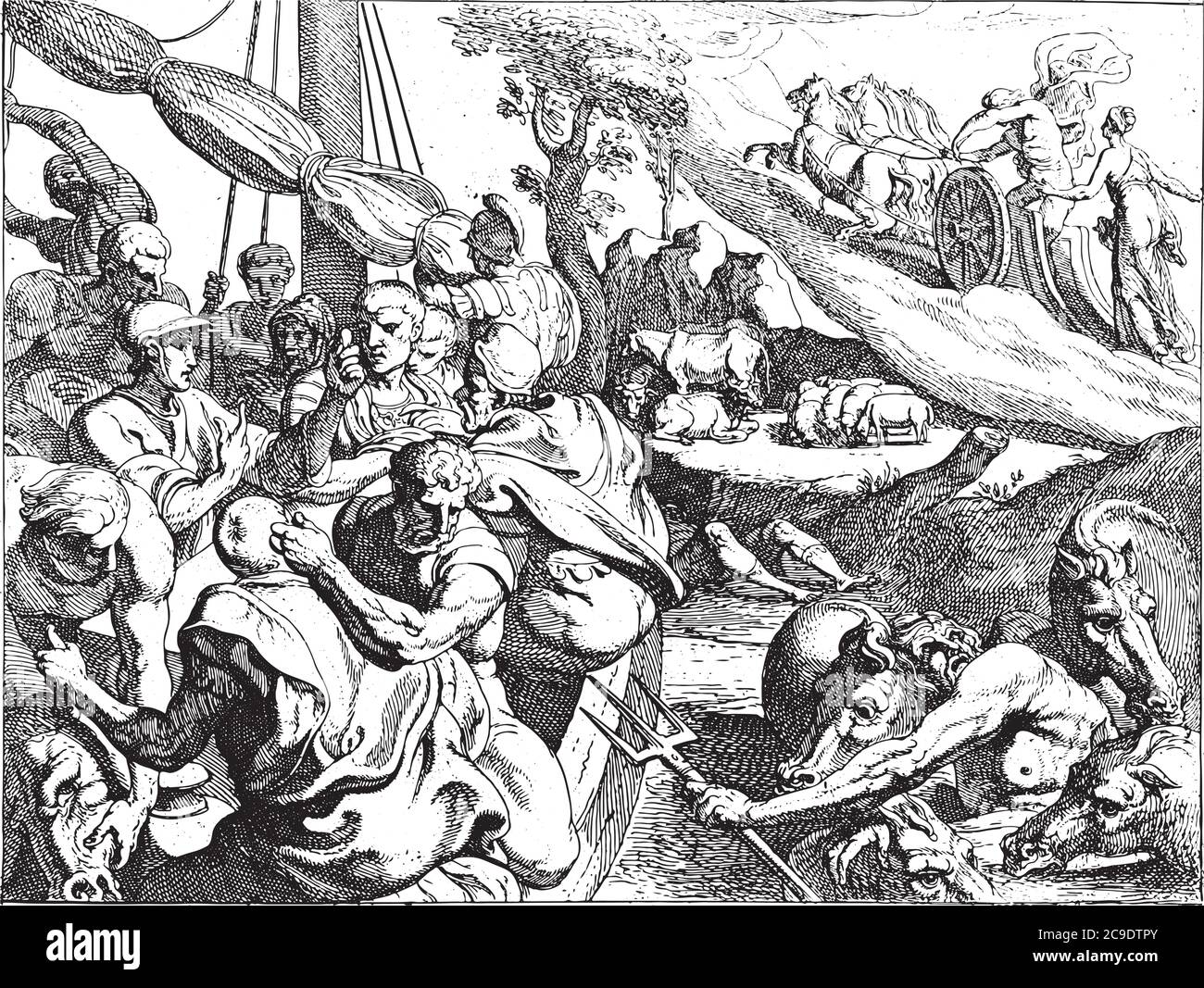 Greek sun god helios Banque d'images détourées - Alamy