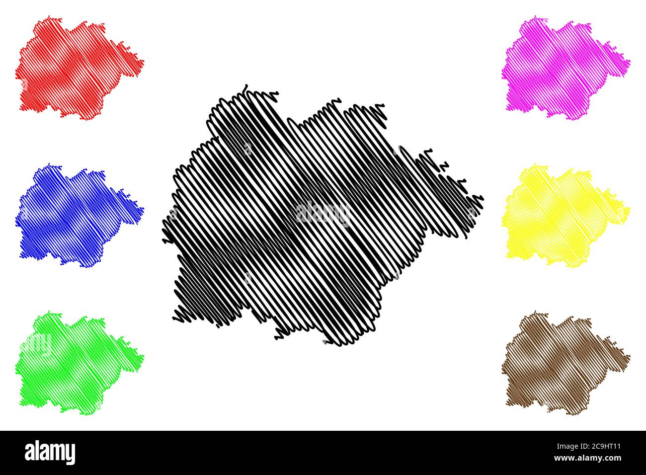 Canton de mersch Banque d'images vectorielles - Alamy