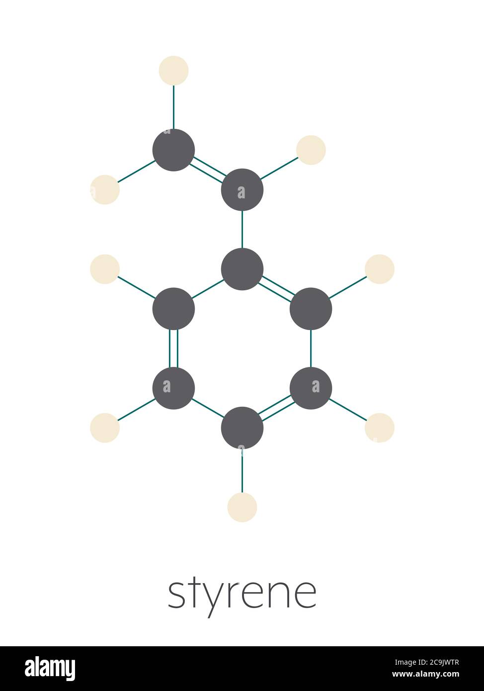 Modèle moléculaire polystyrène Banque de photographies et d’images à ...