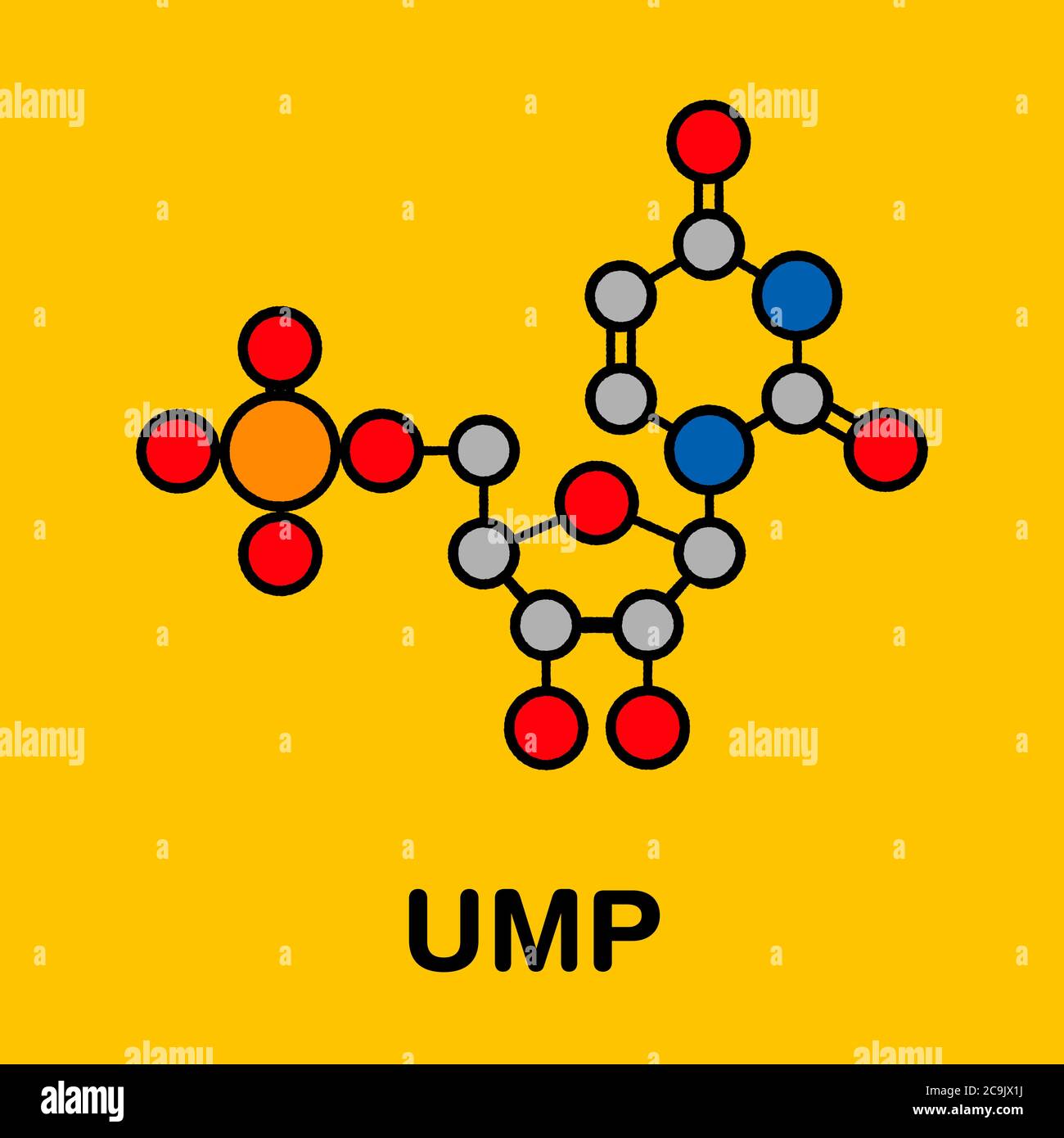 Uridine Monophosphate Nucleotide Molecule Banque Dimage Et Photos Alamy
