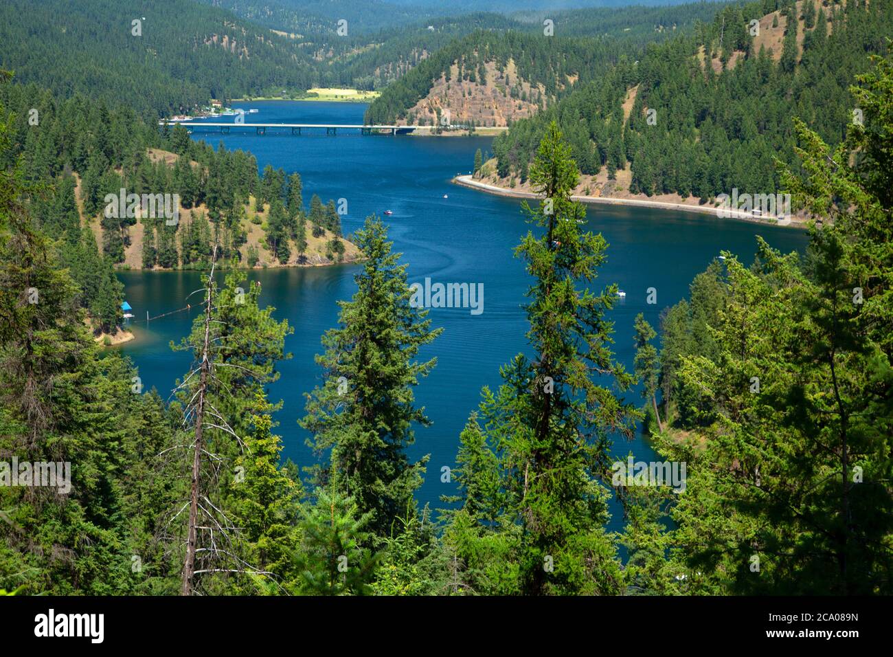 Lac coeur dalene scenic byway Banque de photographies et d’images à ...