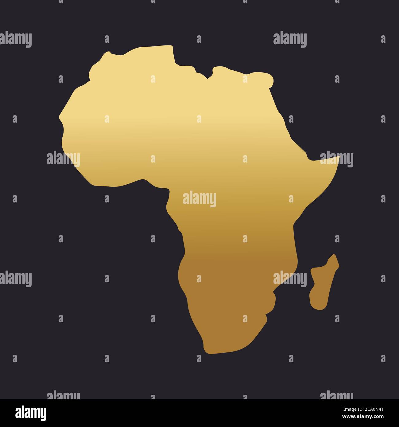 Africa map vector Banque d'images vectorielles - Alamy
