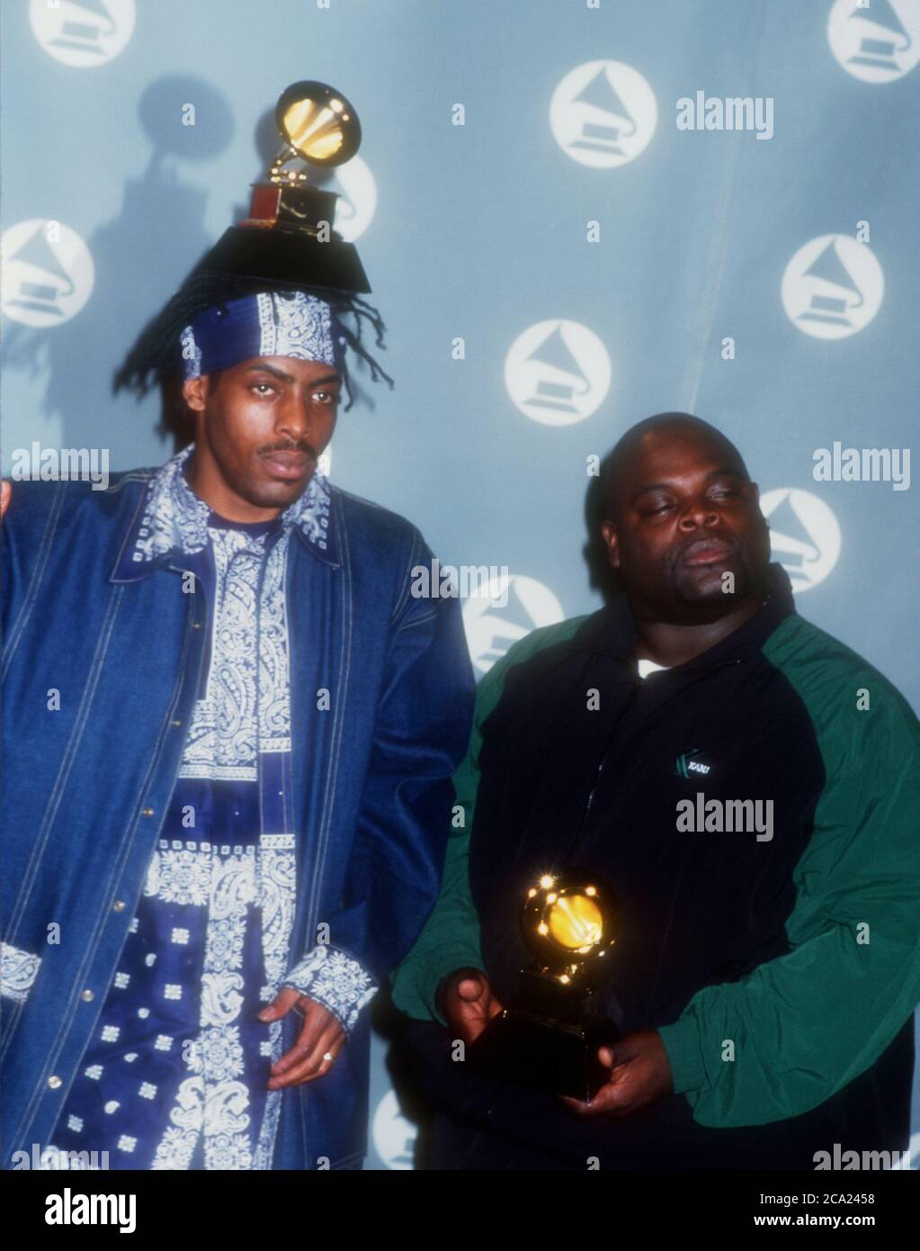 Los Angeles, Californie, États-Unis 28 février 1996 (L-R) Rapper Coolio ...