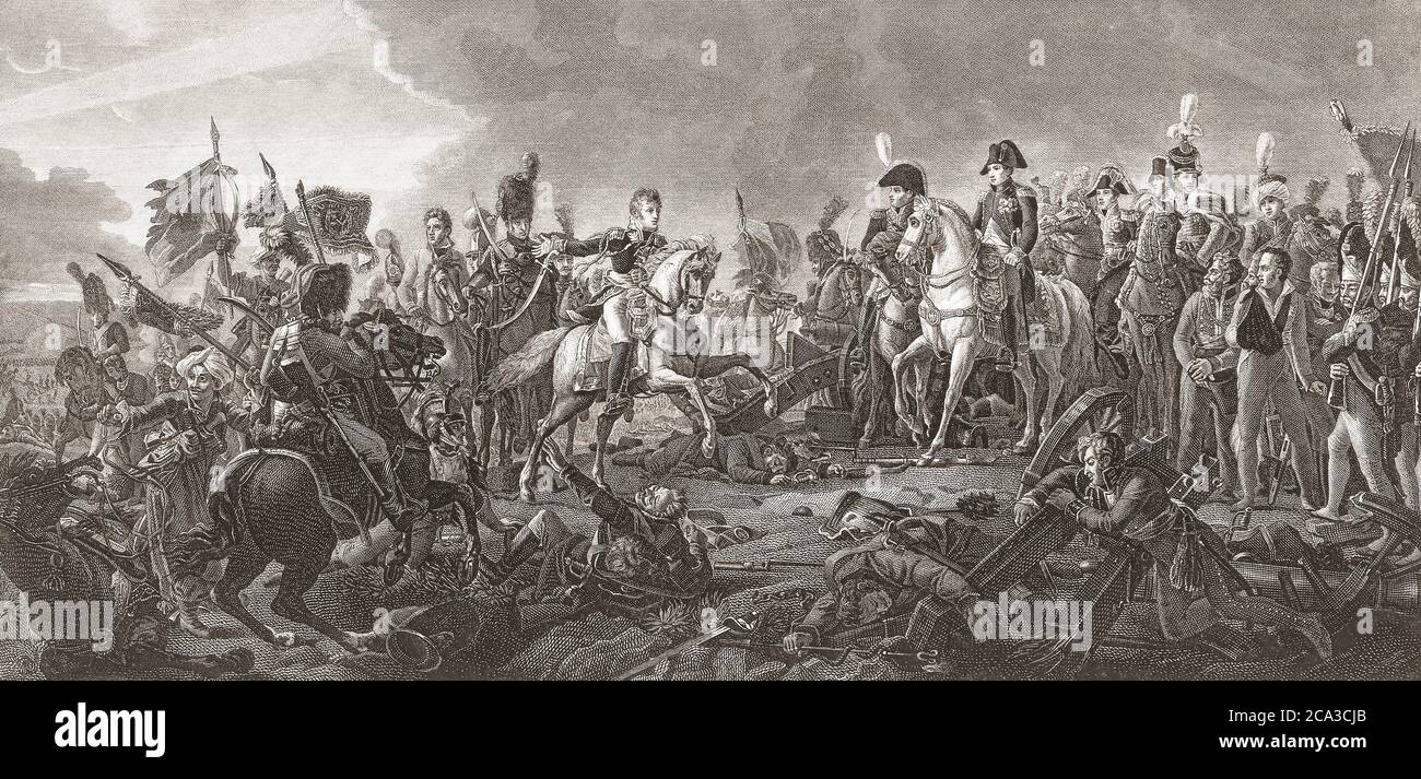 Battle of austerlitz december 2 1805 Banque de photographies et d’images à haute résolution - Alamy