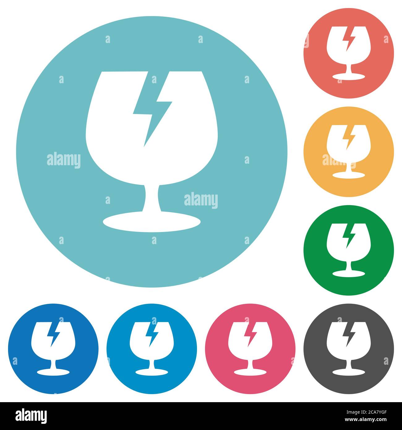 Pictogramme fragile verre Banque d'images vectorielles - Page 2 - Alamy