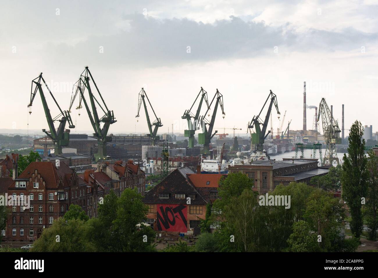 Gdansk shipyards Banque de photographies et d’images à haute résolution ...