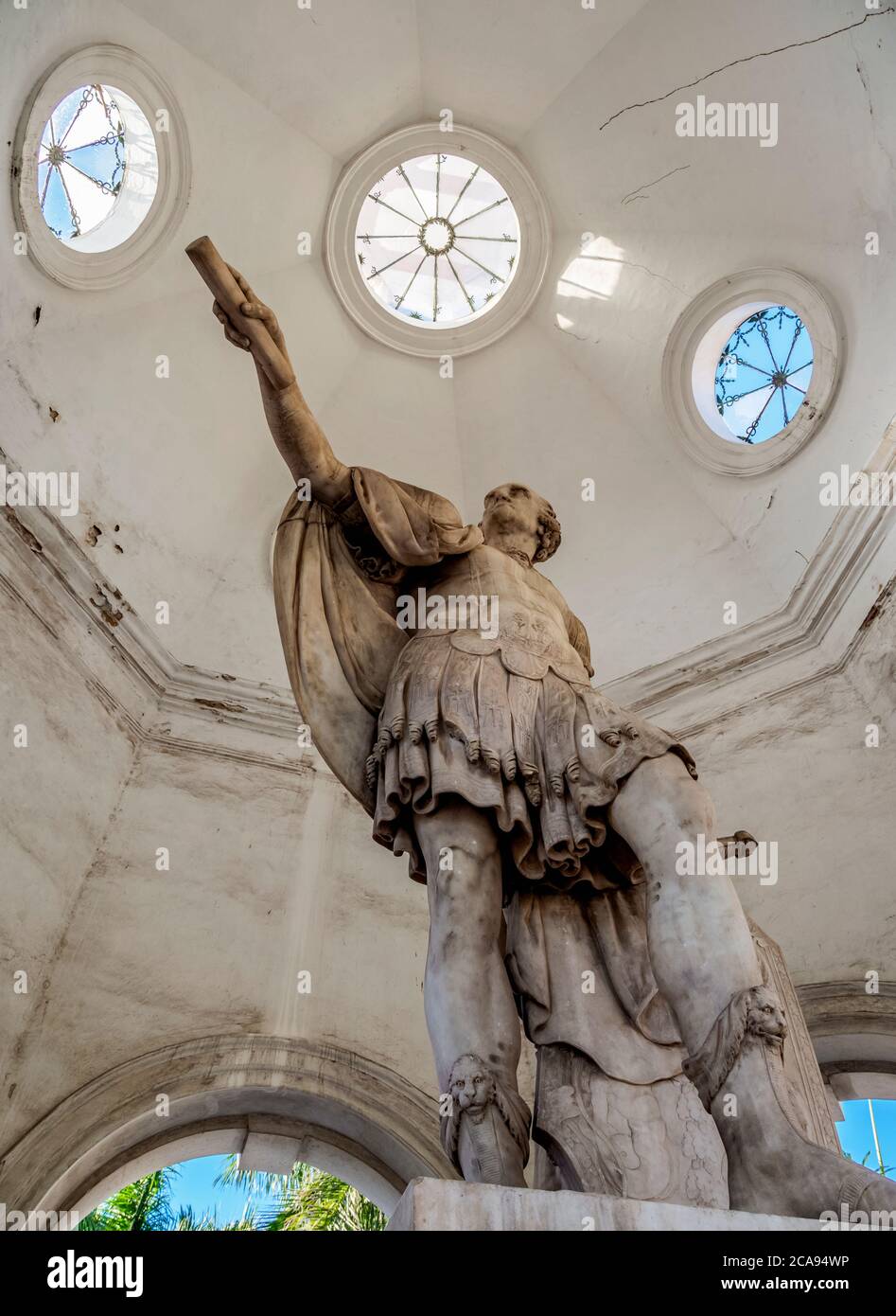 Le Rodney Memorial, la place principale, la ville espagnole, la ...