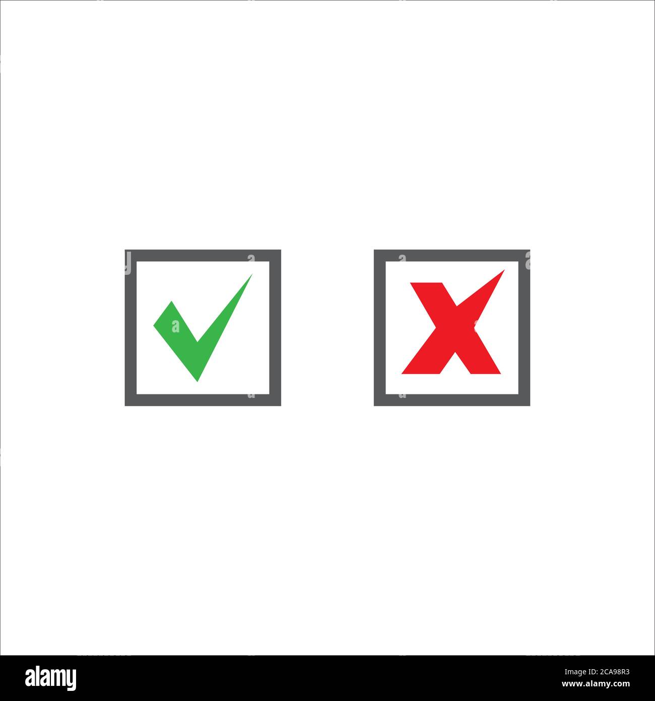 Vrai et faux Banque d'images vectorielles - Alamy