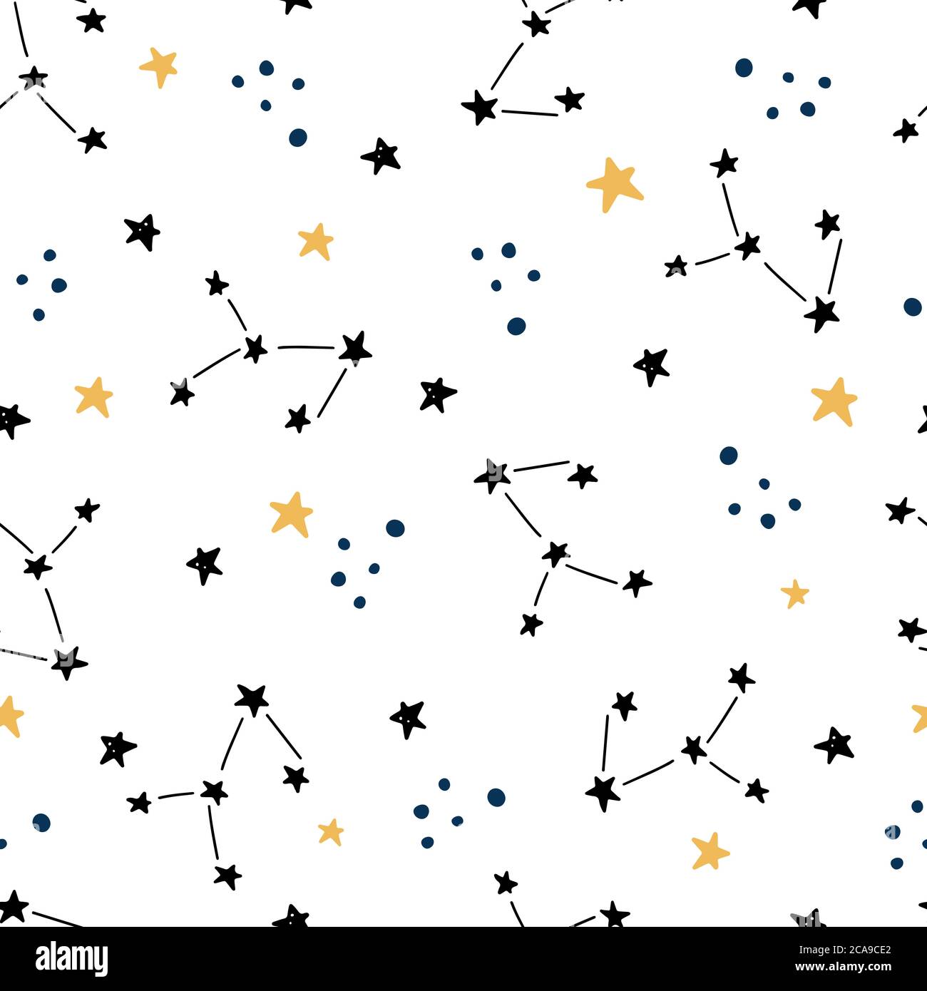 Dessin à la main constellation Banque de photographies et d’images à ...